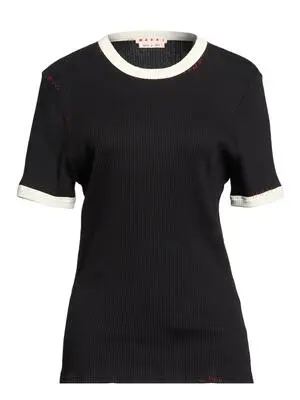 Marni Solid Color T-shirt - Black