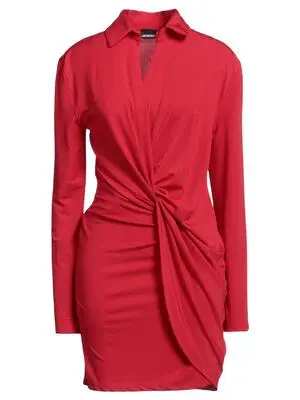 Jacquemus Fitted Longsleeve Dress - Red