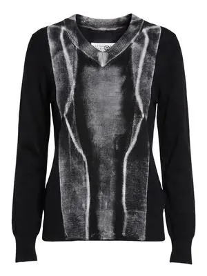 MAISON MARGIELA Printed Jumper - Black