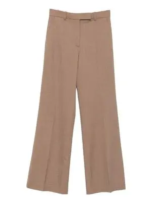 Seventy Slim-fit Wide-leg Trousers - Brown