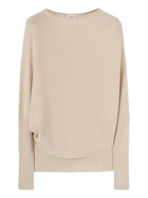 Agnona Long-sleeved Pullover Sweater - Beige