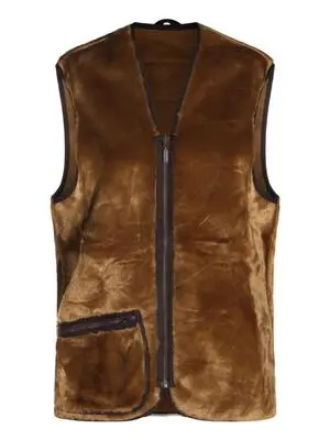 Barbour Zip-front Sleeveless Vest - Brown