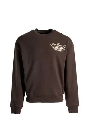 Amiri Vintage Script Print Sweatshirt - Brown