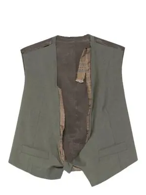 MAGLIANO Tie-detail Waistcoat - Gray