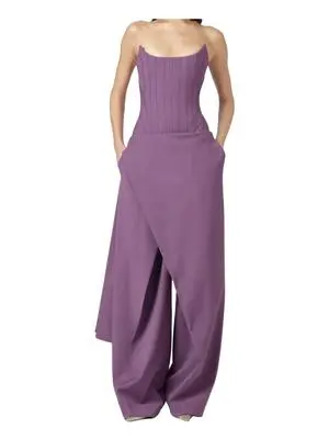 Giuseppe Di Morabito Giuseppe Di Morabito Wide-Leg Casual Trousers Purple