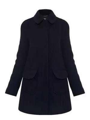 Moschino Long-sleeved Coat - Black