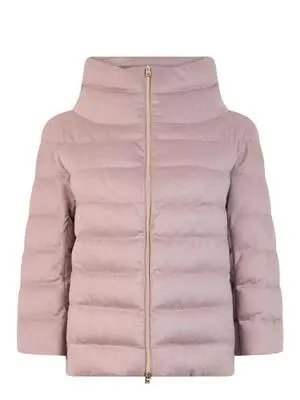 Herno Padded High-collar Jacket - Pink