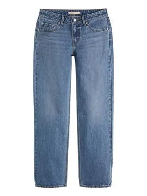 LEVI'S Low Straight Jeans - Medium Wash