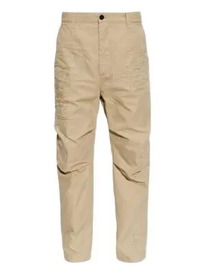 Dsquared2 Casual Trousers With Belt Loops - Beige