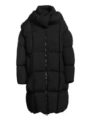 MAISON MARGIELA Printed Longsleeve Down Coat - Black