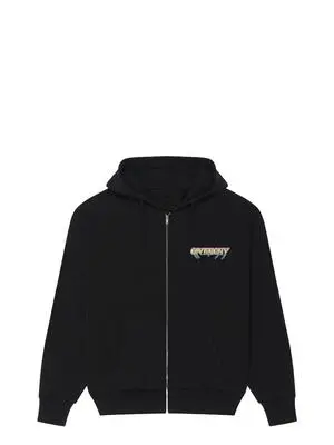 Givenchy Graphic Printed Zipped Hoodie - Black
