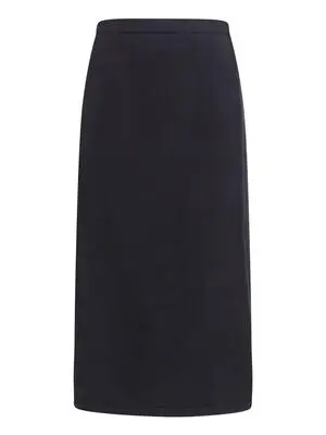 RIER Fleece Wool Skirt - Black