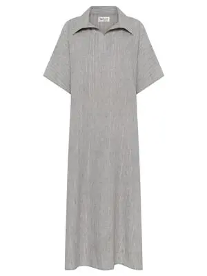 BELYED HANDCRAFT Heyam Linen Dress - Grey