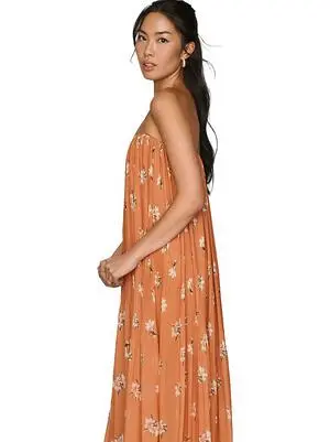 LEO LIN LEO LIN Dahlia Sweetheart Gown Orange