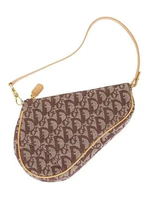 Dior Diorissimo Pochette Saddle Bag - Brown