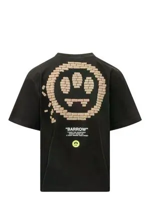 BARROW Graphic-print Crew-neck T-shirt - Black