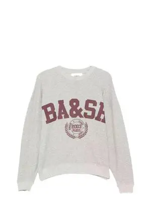 Ba&sh Logo-print Sweatshirt - Grey