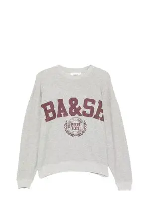 Ba&sh Logo-print Sweatshirt - Grey