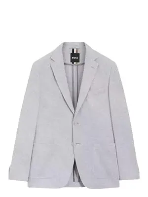BOSS Notched-lapel Blazer - Grey