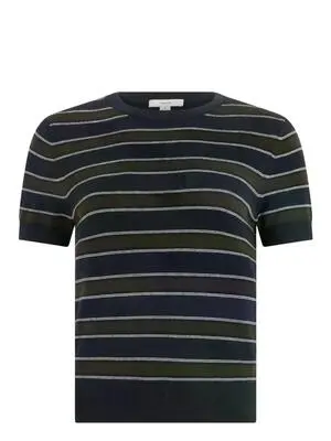 VINCE Vince Striped Short-Sleeve T-Shirt