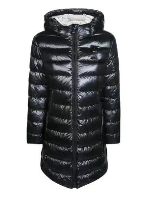 BLAUER. Adelaide Quilted Hooded Coat - Black