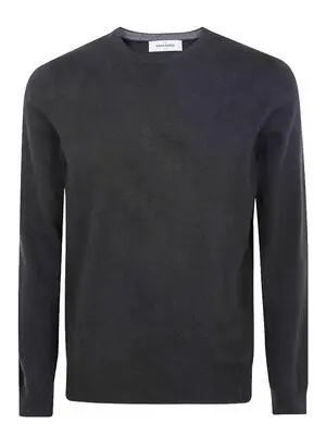 GRAN SASSO Wool Crew-neck Sweater - Grey