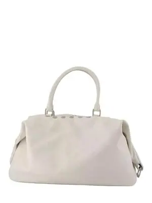 MARGESHERWOOD Marge Sherwood Studded Dumpling Handheld Clutch Bag Neutrals