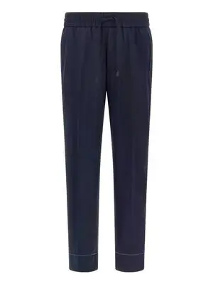 Brioni Asolo Drawstring Trousers - Blue