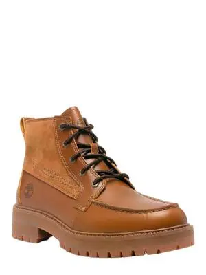 Timberland Moc-toe Lace-up Boots - Brown