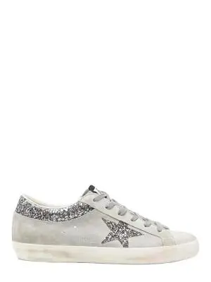 GOLDEN GOOSE Golden Goose Glitter-Embellished Superstar Sneakers