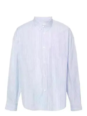Givenchy Vertical-stripe Long-sleeve Shirt - Blue