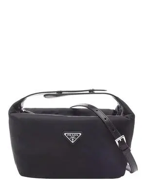 Prada Mini Re-nylon Cherie Satchel - Black