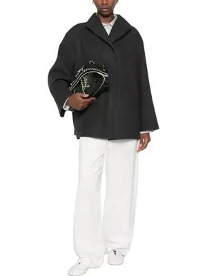 DUSAN Oversized Shawl-Collar Jacket
