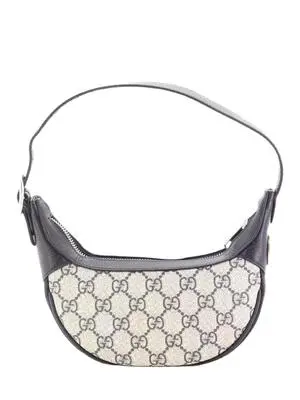 Gucci Gucci Ophidia Half Moon GG Coated Canvas Mini Hobo Bag Blue