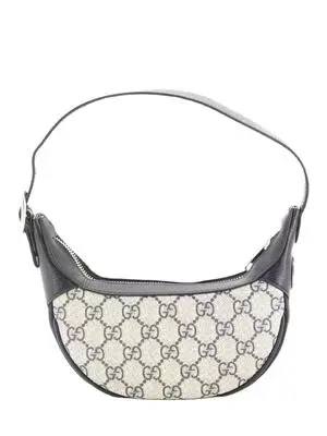 Gucci Ophidia Half Moon Gg Coated Canvas Mini Hobo Bag - Blue