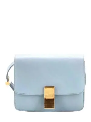 Celine Celine Classic Box Bag Smooth Leather Teen Shoulder Bag Blue