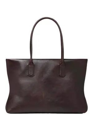 Marsèll Dipona Logo-debossed Leather Tote Bag - Red