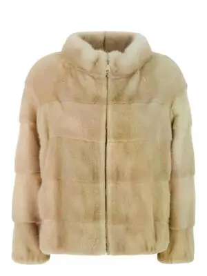 SUPREMA Suprema Panel-Detailed High-Neck Coat