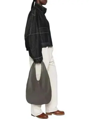 A.p.c. A.P.C. Leather Shoulder Bag Grey