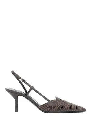 GIORGIO ARMANI Giorgio Armani Leather Slingback Sandals