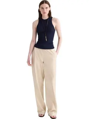 TWP Viscose Silk Port Tank - Midnight