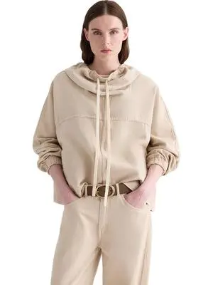 TWP TWP Clothing Pull Me Over Denim Hoodie