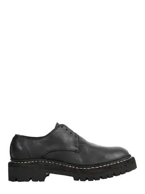 Guidi Classic Derby Shoes - Black