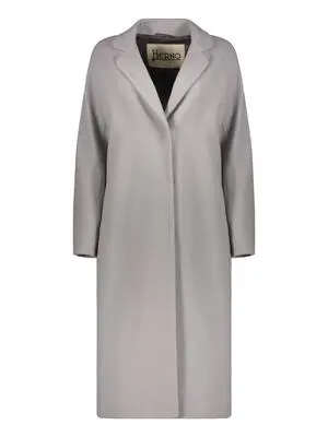 HERNO Herno Lapel-Collar Button-Up Coat
