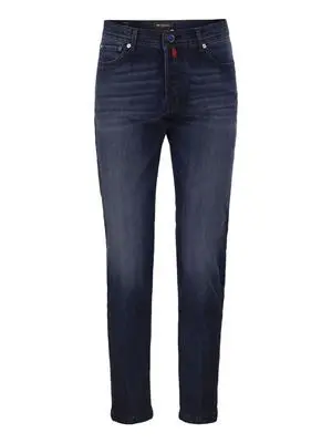 Kiton Five-pocket Stretch Denim Jeans - Black