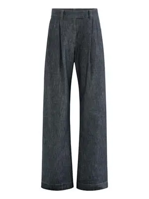 Brunello Cucinelli Sparkling Monili Denim Trousers - Black