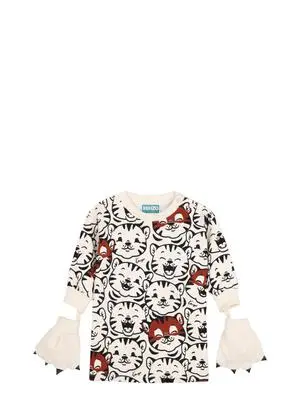 Kenzo Tiger-print Long-sleeve Dress - No