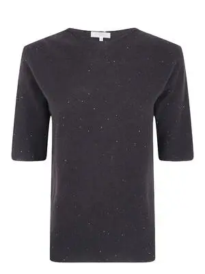 Antonelli Firenze Fiemme Short Sleeve Sweater - Brown