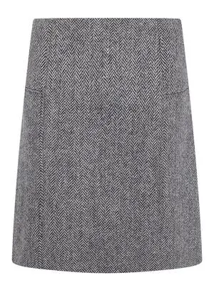Paul Smith A-line Herringbone Skirt - No