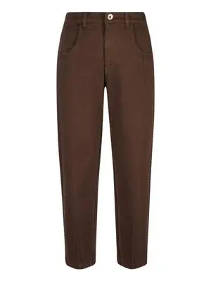 ELEVENTY Eleventy Buttoned Straight-Leg Trousers